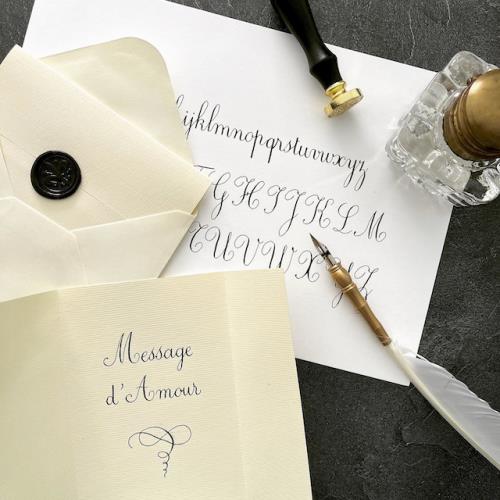 Introduction to Straight Cursive Calligraphy course